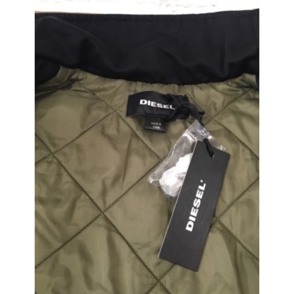 Diesel | Jackets & Coats | Diesel Mens Black Field Jacket Size L F24 ...